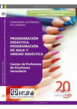 Libro Programación Didáctica, Programación de Aula y Unidad Didáctica. Cuerpo de Profesores de ...