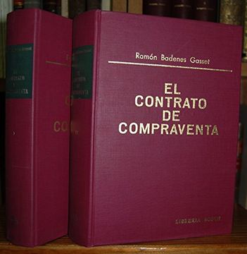 Libro El Contrato de Compraventa, Badenes Gasset, Ramon, ISBN ...