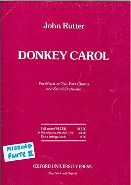 Libro Donkey Carol: Set of Parts (1 of Each Incl. Strings) (en Inglés ...