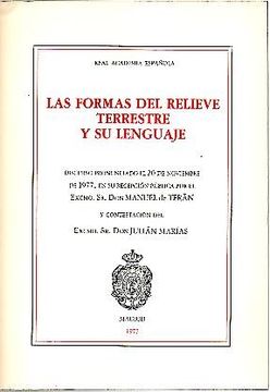 Libro las formas del relieve terrestre y su lenguaje., teran, manuel de ...