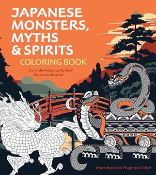 Libro Japanese Monsters, Myths & Spirits Coloring Book: Color the ...