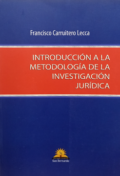 Libro Introducción a la Metodología de la Investigación Jurídica De Francisco Carruitero Lecca ...