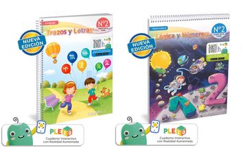 Libro DESCATALOGADO Pack Trazos y Letras 2 / Logica y Numeros 2 Pleiq ...