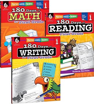 Libro 180 Days of Reading, Writing, and Math for First Grade 3-Book Set ...