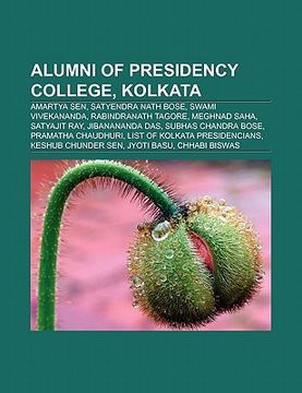 Libro alumni of presidency college, kolkata: amartya sen, satyendra ...