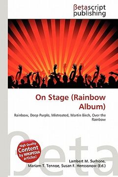 Libro on stage (rainbow album) De surhone, lambert m. - Buscalibre