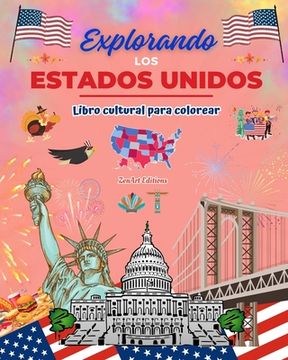 Libro Explorando los Estados Unidos - Libro cultural para colorear ...