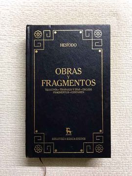 Libro Obras y Fragmentos De Hesíodo - Buscalibre