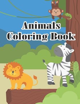 Libro Animals Coloring Book: Animal Of The Jungle Coloring book For ...