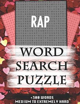 Libro Rap Word Search Puzzle +300 Words Medium to Extremely Hard: And ...