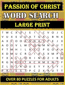 Libro Passion of Christ Word Search: OVER 80 Bible Word Search Large ...