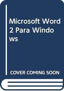 Comprar Microsoft Word 2 Para Windows De Paul Hoffman - Buscalibre