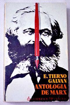Libro Antología Y Biografía De Marx De Karl Enrique Tierno Galván Marx ...
