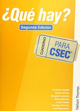 Libro Que Hay? Cuaderno Csec Second Edition (en Inglés) De Christine ...