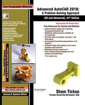 Libro Advanced AutoCAD 2018: A Problem-Solving Approach (3D and ...