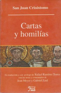 Libro Cartas Y Homilias De San Juan Crisostomo Buscalibre