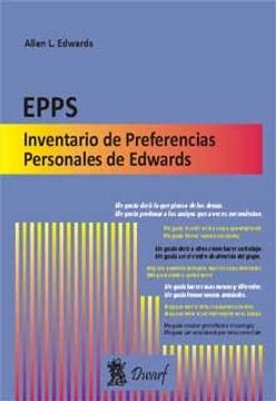 Libro Epps. Inventario De Preferencias Personales De Edwards (E / C) De ...