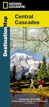 Libro Central Cascades map (National Geographic Destination Map) (en ...