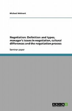 Libro negotiation: definition and types, manager's issues in ...