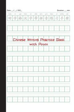Libro Chinese Writing Practice Book with Pinyin: Tian Zi Ge Notebook ...