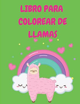 Libro Llama Coloring Book: Divertido Libro Para Colorear Para Niños y ...