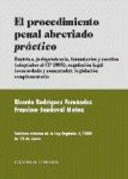 Libro procedimiento penal abreviado practico De francisco sandoval ricardo rodriguez - Buscalibre