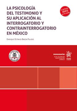 Book La Psicología del Testimonio y su Aplicación al Interrogatorio y ...