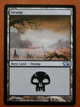 Libro Carta Magic Swamp (Inglés). Basic Land - Swamp De Chippy - Buscalibre