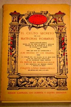 Libro el culto secreto de las matronas romanas De hancarville, pierre d ...