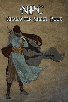 Libro Npc Character Book: Character Sheet Not for Fantasy Rpgs De ...
