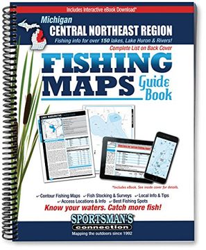 Libro Central Northeast Michigan Fishing Map Guide (Fishing Maps Guide ...