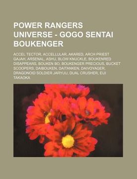 Libro power rangers universe - gogo sentai boukenger: accel tector ...
