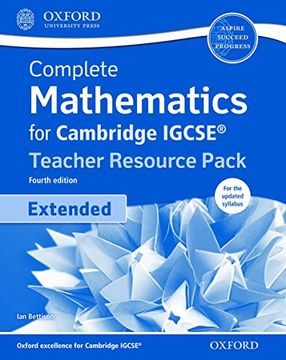 Libro Complete Mathematics for Cambridge Igcserg Teacher Resource Pack & cd (Extended) (Cie ...