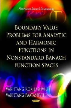 Comprar boundary value problems for analytic and harmonic functions in nonstandard banach ...