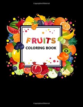 Libro Fruits Coloring Book: 50 Unique Designs Printable Pictures of ...