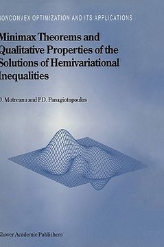 Libro minimax theorems and qualitative properties of the solutions of ...