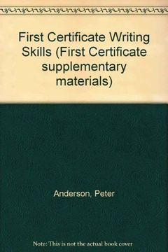 Libro First Certificate Writing Skills: Student's Book (First ...