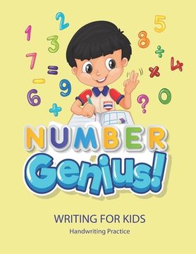 Libro Number Genius: Handwriting Practice Book For Kids Writing Page ...