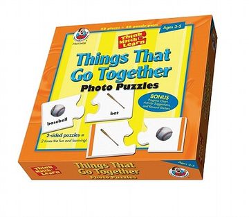 Libro think match & learn things that go together photo puzzles [with ...