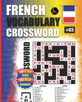 Libro French Vocabulary Crossword: Vol.3: 50 French Vocabulary ...