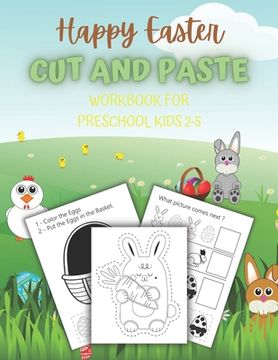 Libro Happy Easter Cut And Paste Workbook For Preschool Kids 2-5 ...