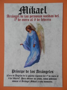 Libro Postal Mikael. Príncipe De Los Arcángeles. Arcángel De Las ...
