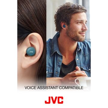 JVC Gumy Mini True Wireless Earbuds Headphones, Bluetooth 5.1, Water Resistance(IPX4), Long ...
