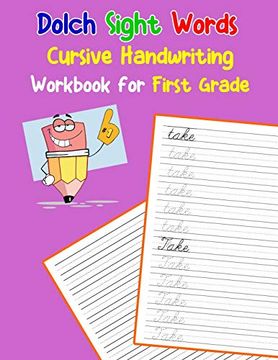 Libro Dolch Sight Words Cursive Handwriting Workbook for First Grade ...