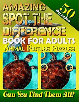 Libro Amazing Spot the Difference Book for Adults: Animal Picture ...