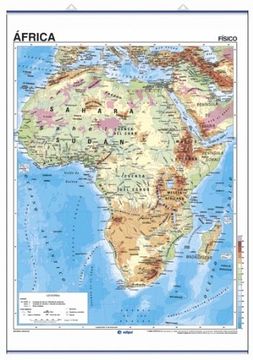 Libro África, físico / político: Mapas Murales (Cartografía) De Edigol ...
