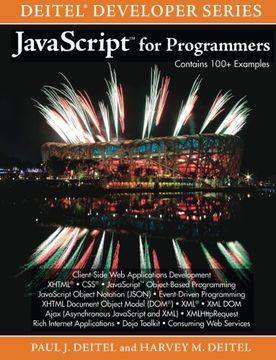 Libro Javascript for Programmers De Paul J. Deitel; Harvey Deitel - Buscalibre