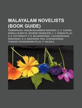 Libro malayalam novelists (book guide): padmarajan, vaikom muhammad ...