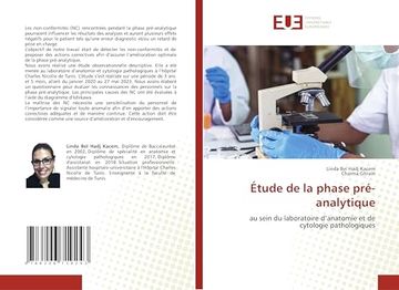 Libro Étude de la Phase Pré-Analytique: Au Sein du Laboratoire D ...