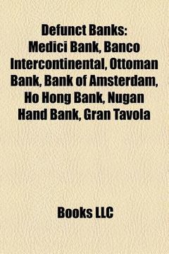 Libro defunct banks: medici bank, banco intercontinental, stanford ...